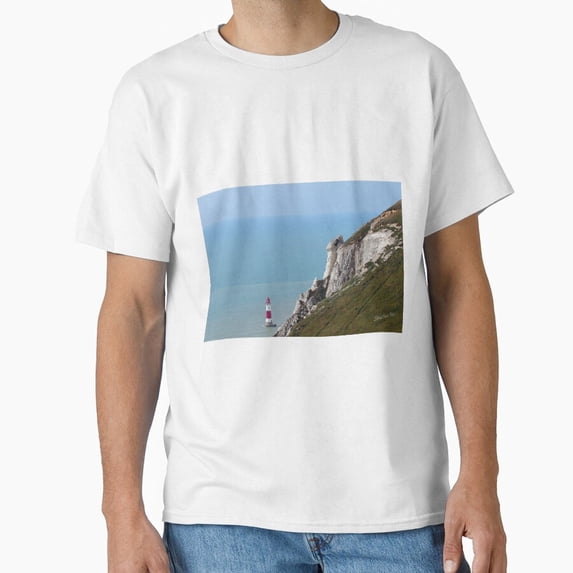 Beachy Head Lighthouse Beach Day Shirt, East Sussex Coastal Tee ...