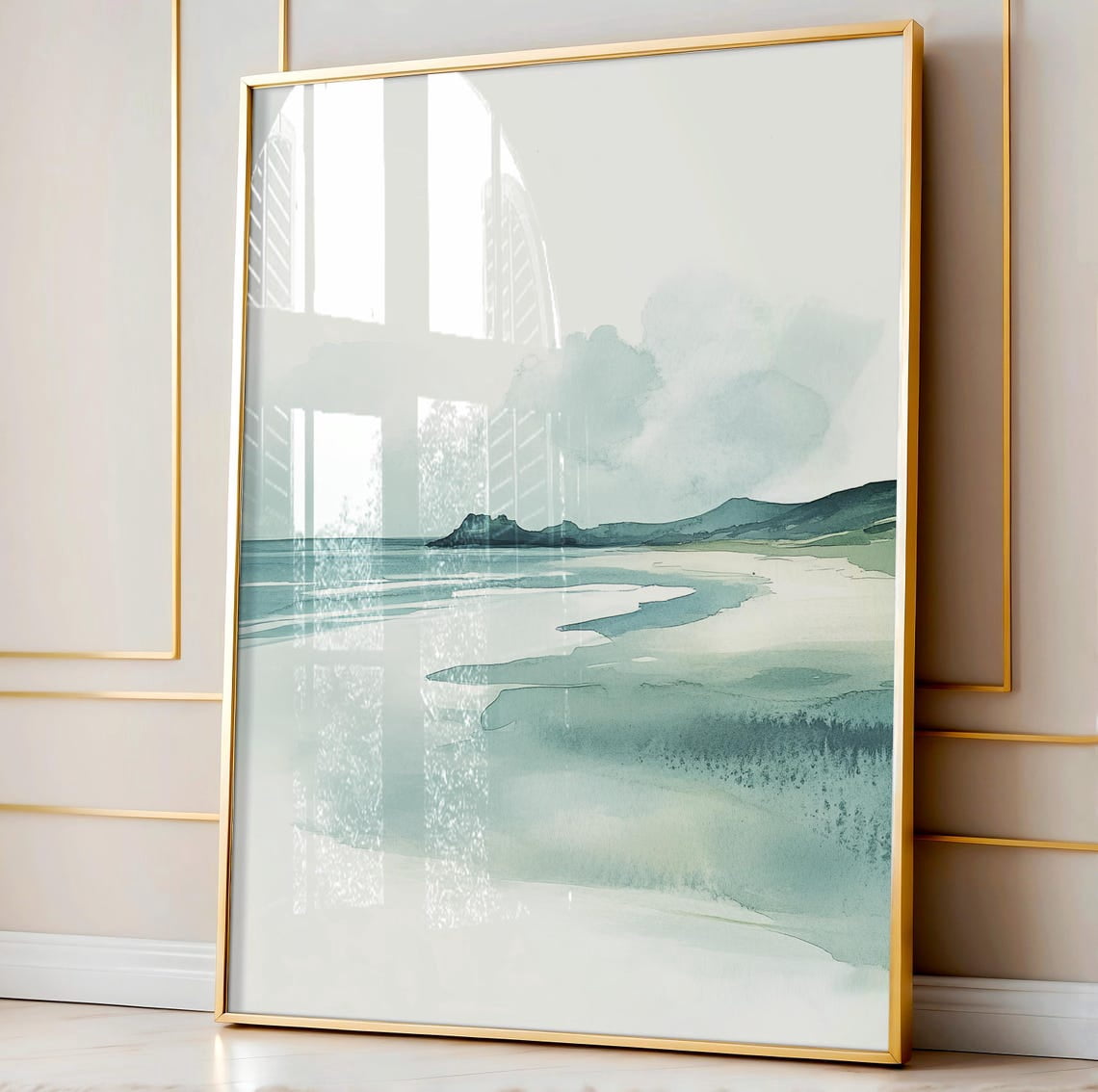 Beachy Ocean Photography Minimalist Coastal Room Decor Version Three ...