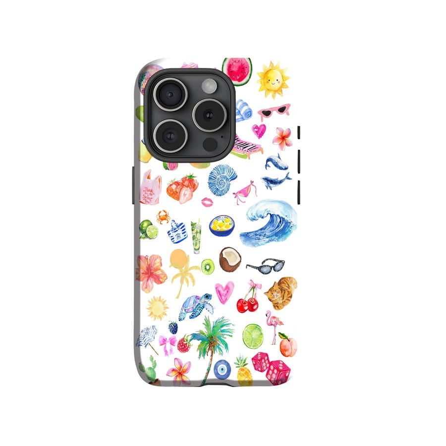Beachy Ocean Sea Vibes Coastal Protective Phone Case, Summer Cover with ...