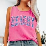 Beachy Tank Top Womens Summer Tank Top Beach Cover Up Vacation Shirts ...