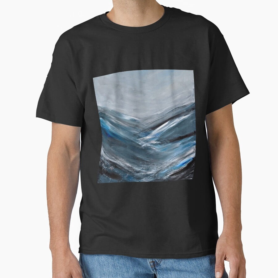 Beachy Vibes Original Acrylic Coastal Edition Shirt, Coastal Graphic ...