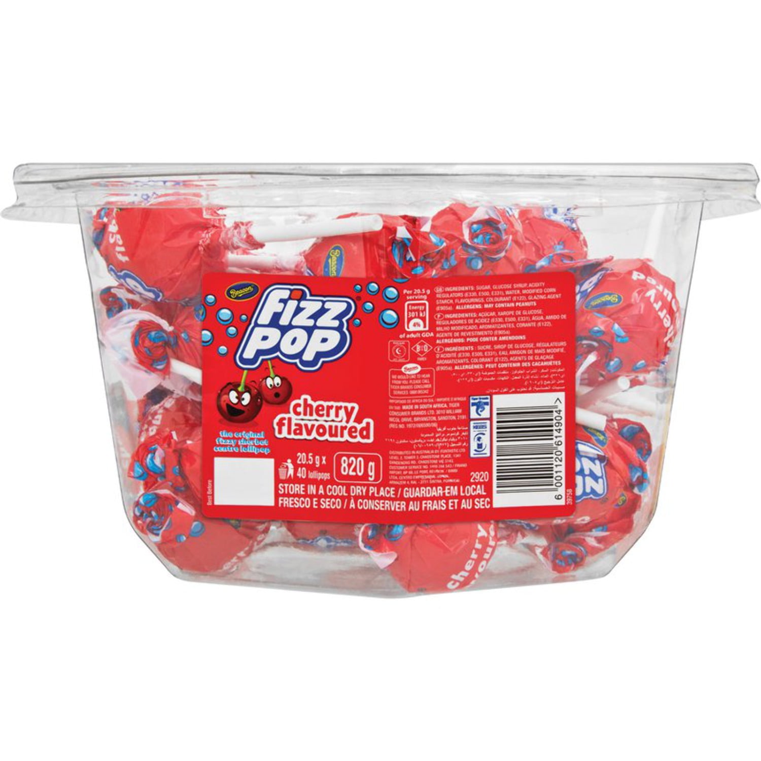 Beacon Cherry Fizz Pop 40 pcs - Walmart.com