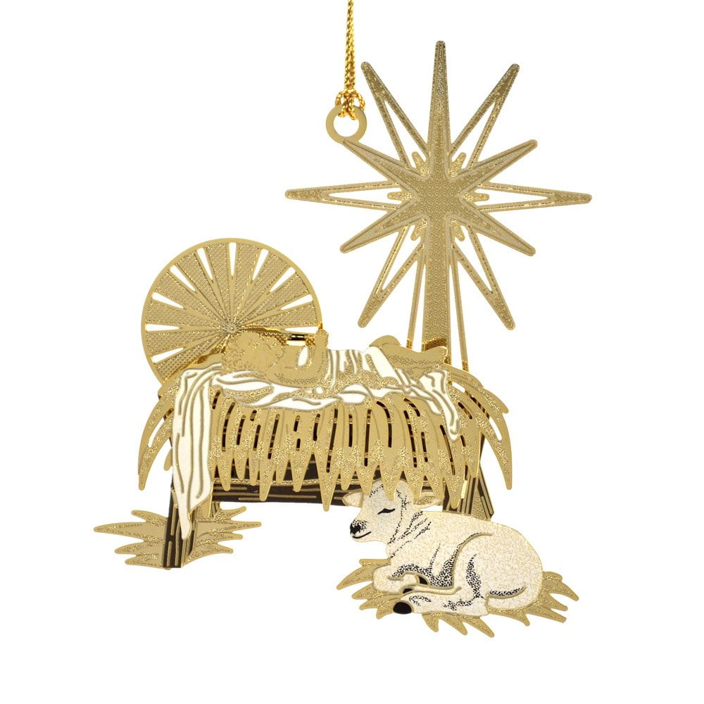 Beacon Design ChemArt Timeless Manger Hanging Ornament - Walmart.com