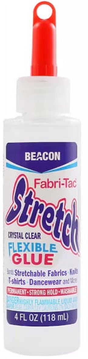 Beacon Fabri-Tac Stretch Flexible Fabric Adhesive-4oz - Walmart.com