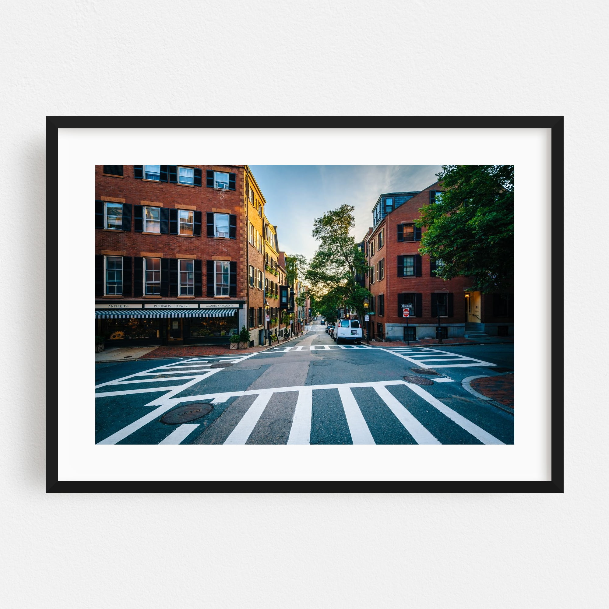 Beacon Hill Intersection - Boston Massachusetts Photography Street ...