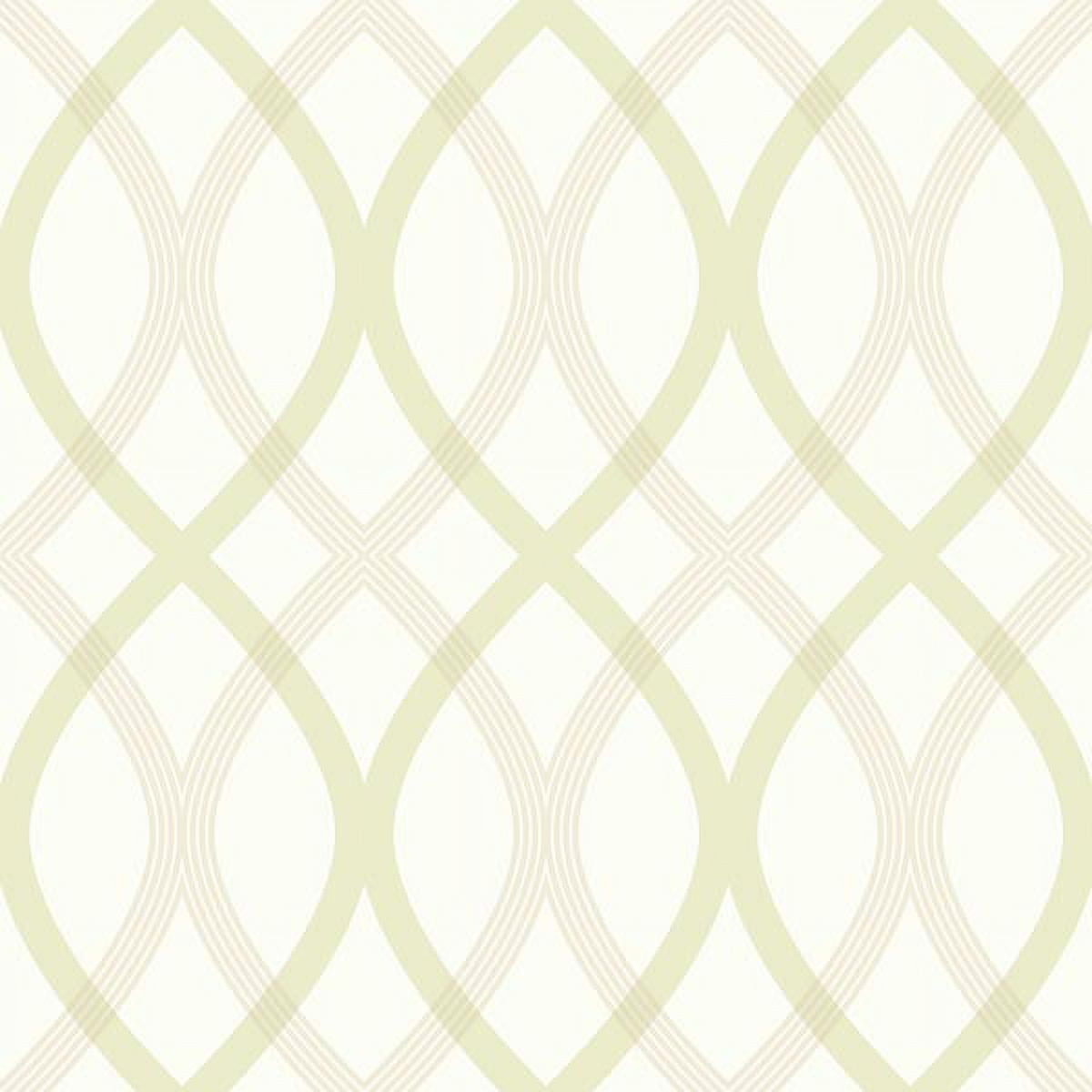 Beacon House Contour Green Geometric Lattice Wallpaper, 20.5-in by 33 ...