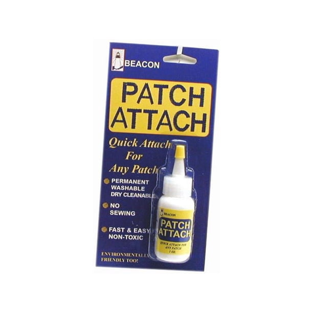 Beacon Patch Attach Handheld Clear Glue, 1oz - Walmart Business Supplies