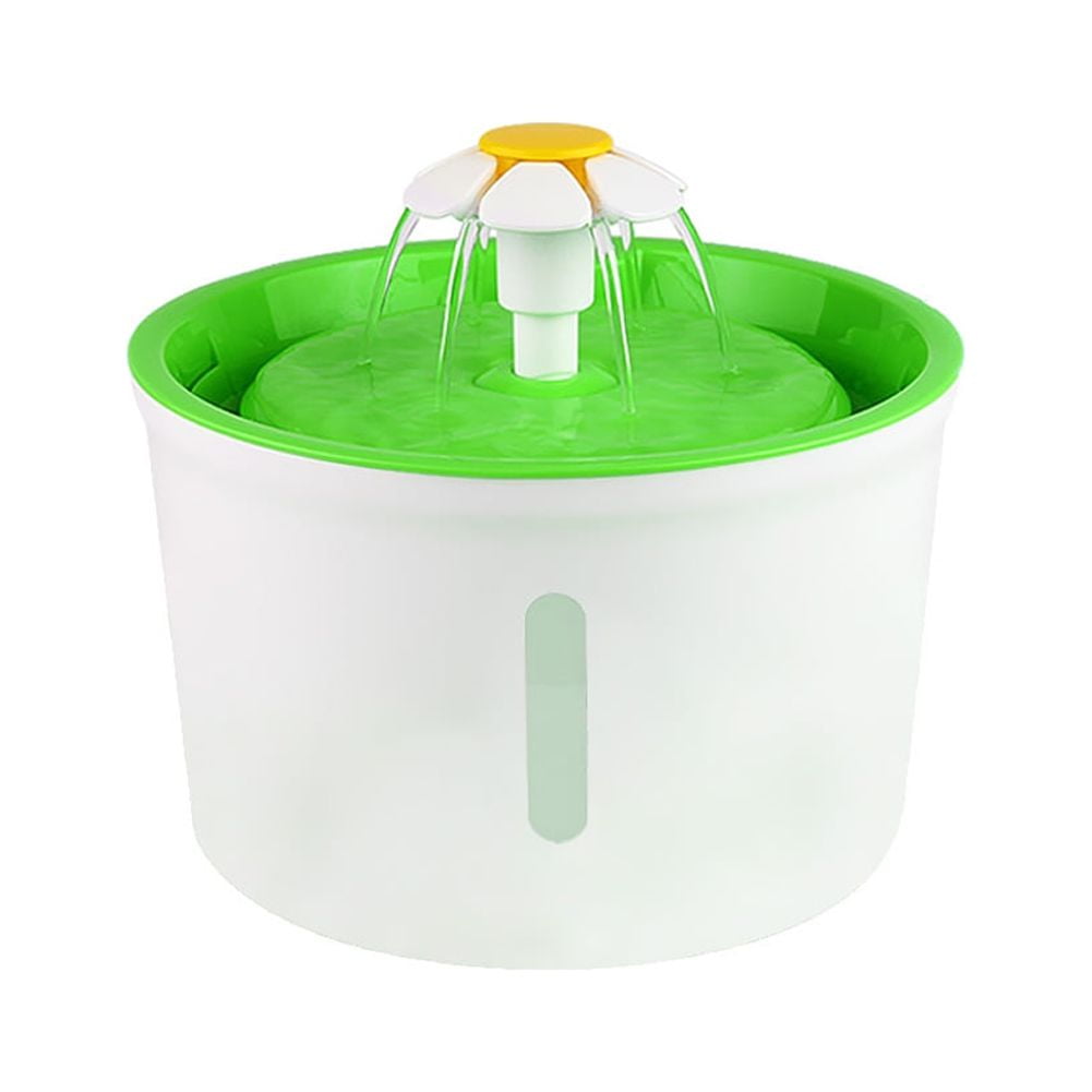 BeaconPet Upgrade Visible Water Level, 1.6L Pet Water Fountain Flower ...