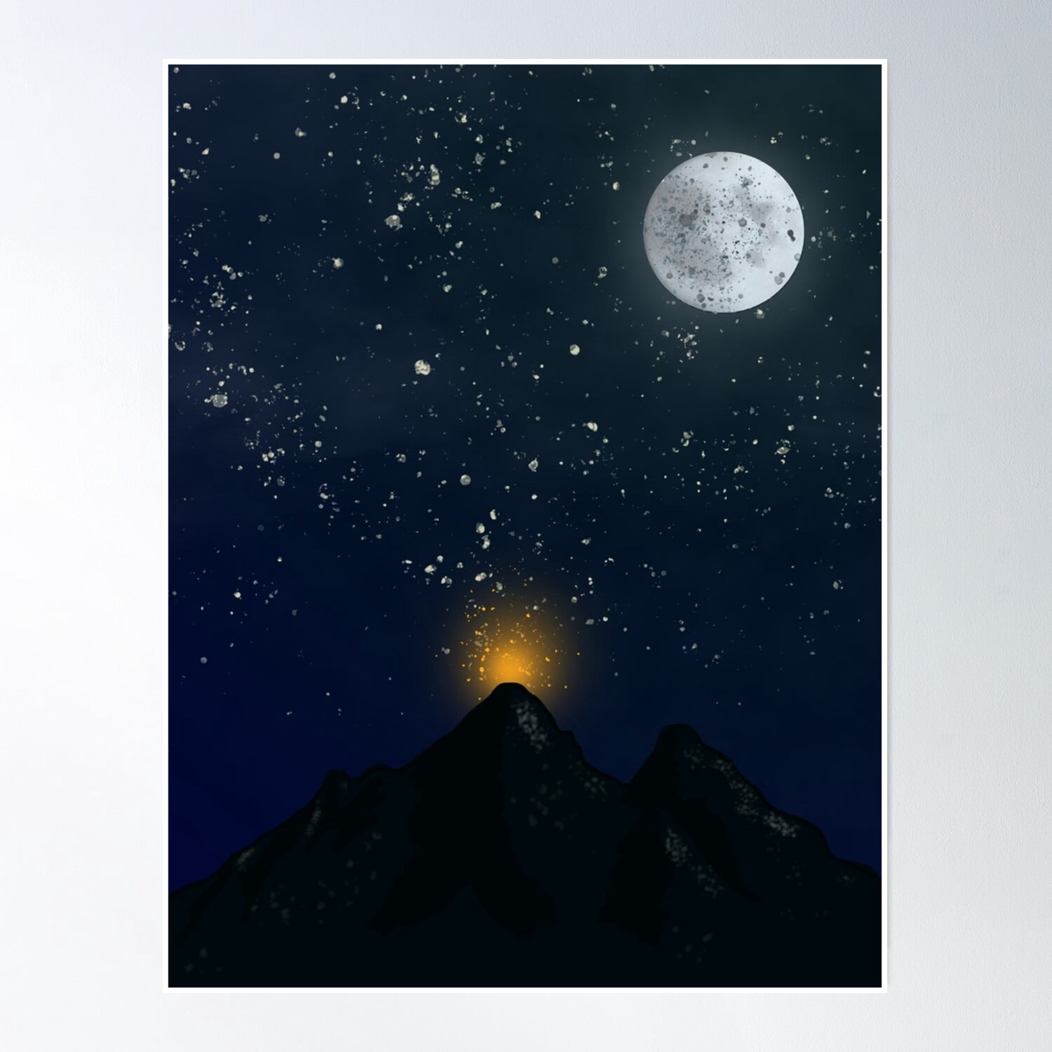 Beacons Of Minas Tirith Poster Wall Art Modern Wall Decor Art Home ...