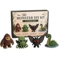 Bead Animal Making Kit, 3D Beaded Animal DIY Craft Set, 4 Forest ...