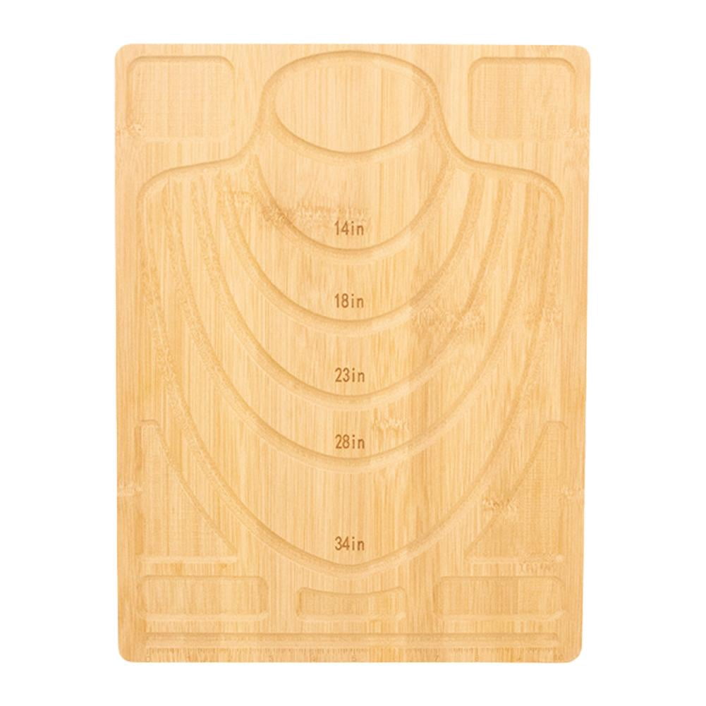 Bead Board for Jewelry Making Necklace Beading Tray with Length Grooves ...