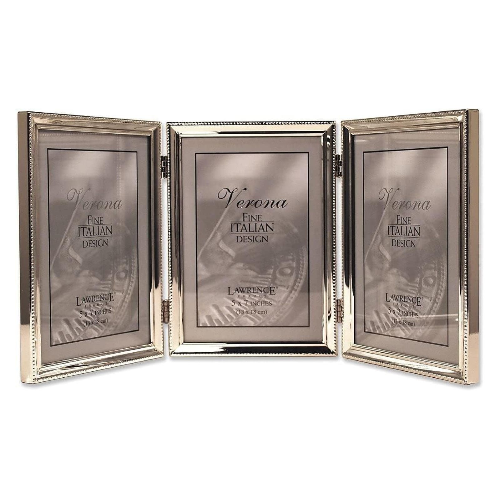 Bead Border Design, 5x7 Triple, Silver - Walmart.com