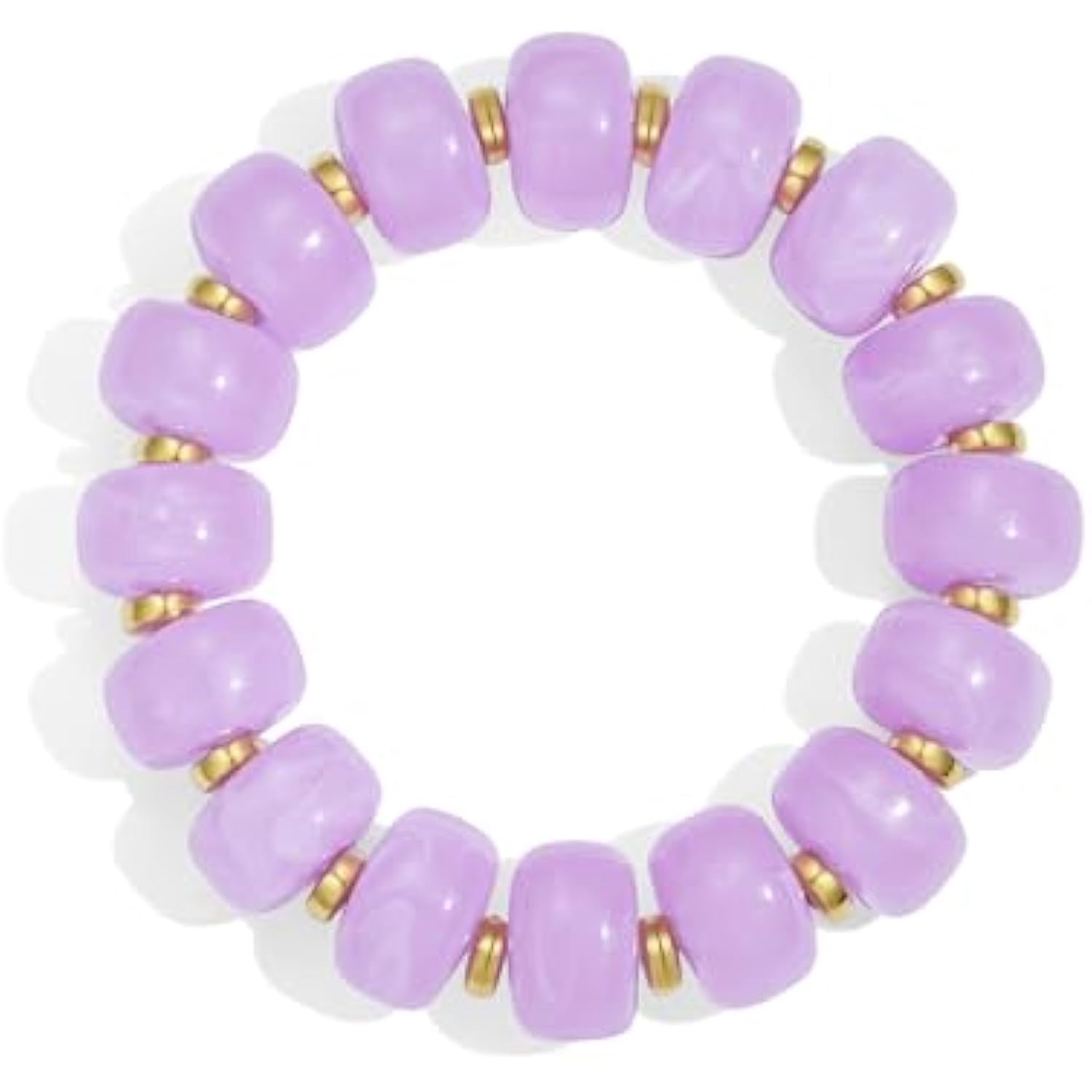 Bead Bracelet for Women Resin Elastic Stretch Chunky Bracelet - Walmart.com