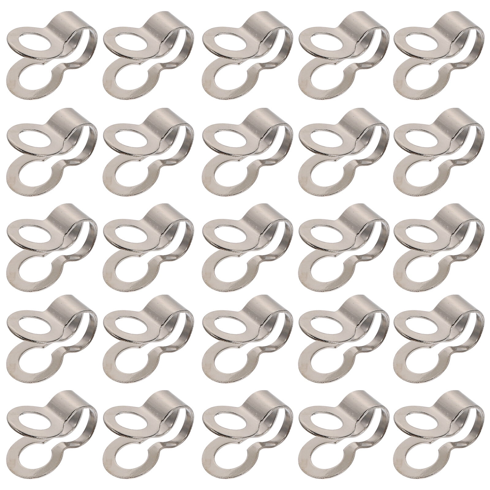 Bead Chain Double Ring Buckle Tag Buckles Connector Metal Iron Beaded ...