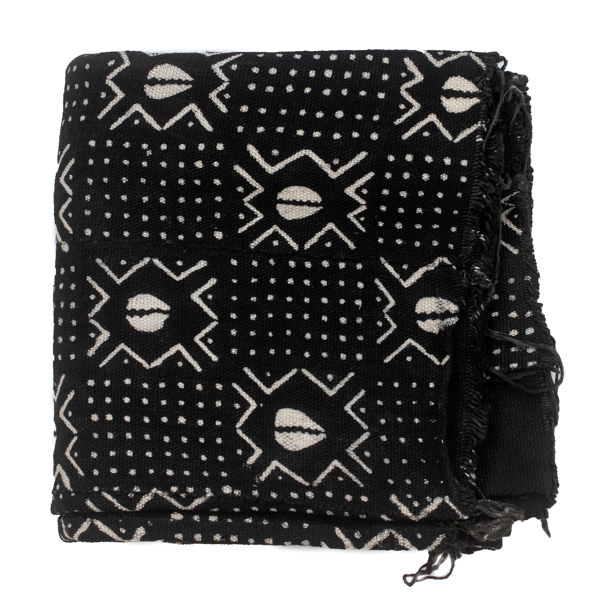 The Bead Chest Ebony Black Bogolan Mali Mud Cloth - Handmade African ...