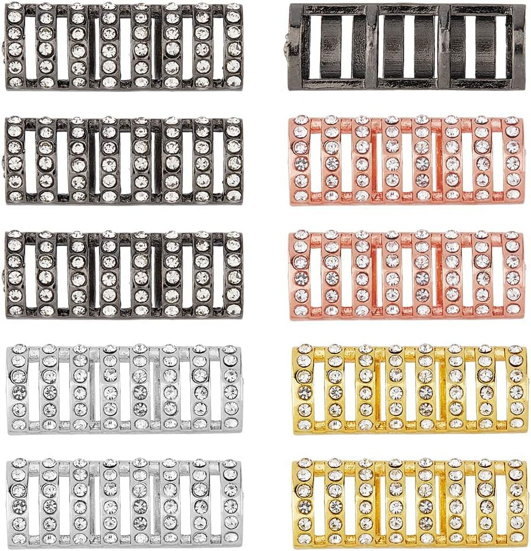 Bead Connectors for Watch Band Making - Hollow Alloy Beaded Band ...
