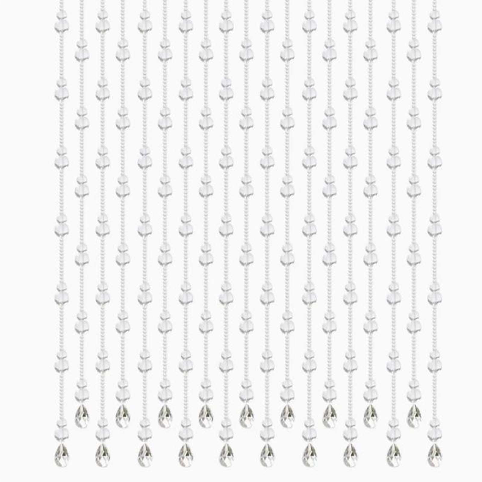 Bead Curtain, Door Curtain,Transparent Crystal Curtain, Hanging Bead ...