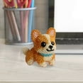 Bead Embroidery Kit Dog Pattern Handmade Set Beginner Craft Accessory ...