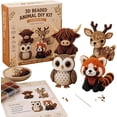 Bead Embroidery Kits, DIY Animal Beading Kit, Handmade Beadwork Art ...