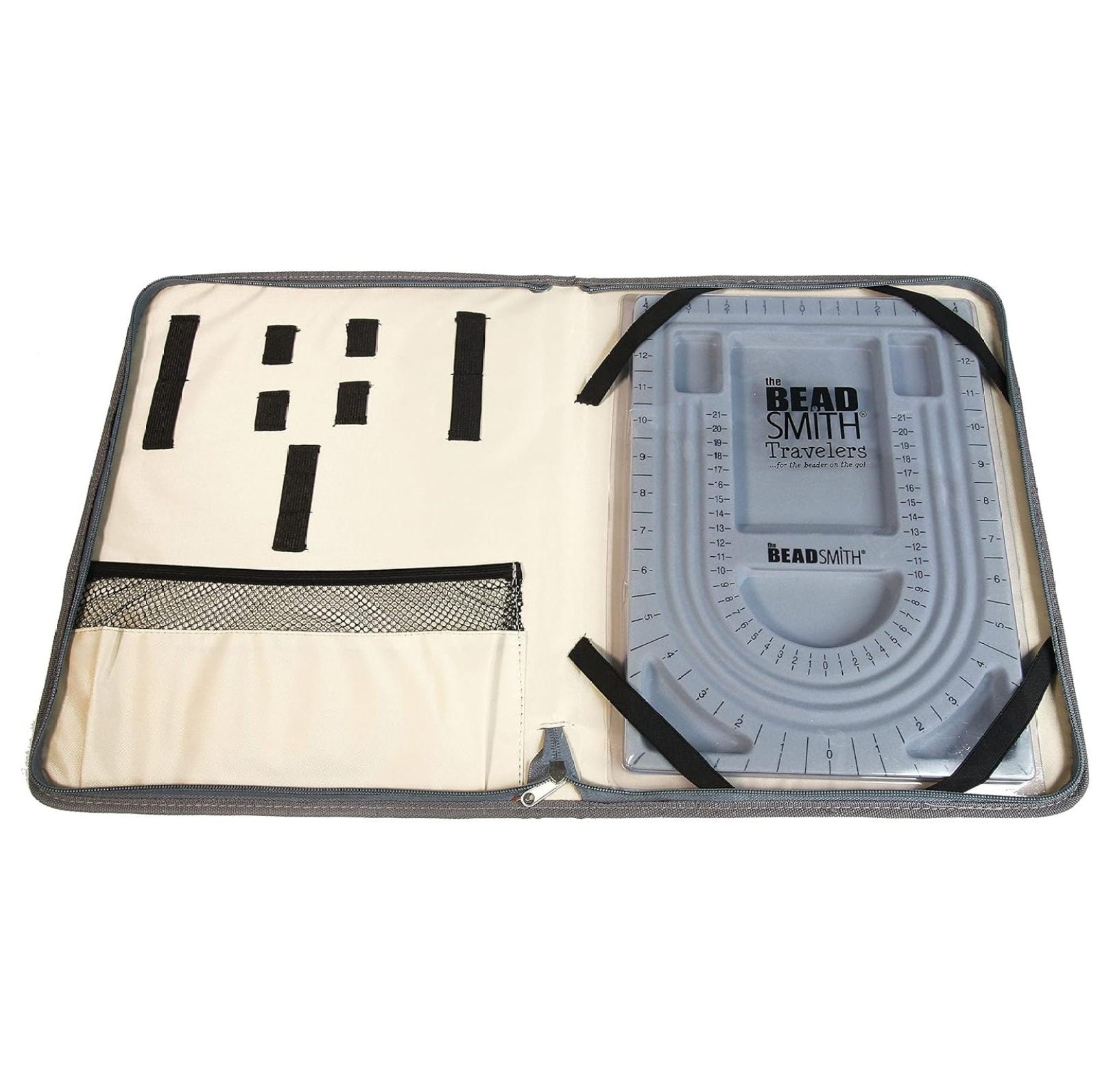 Bead Folio – Basic – 28” U Channel Bead Board with Lid and a Zippered ...