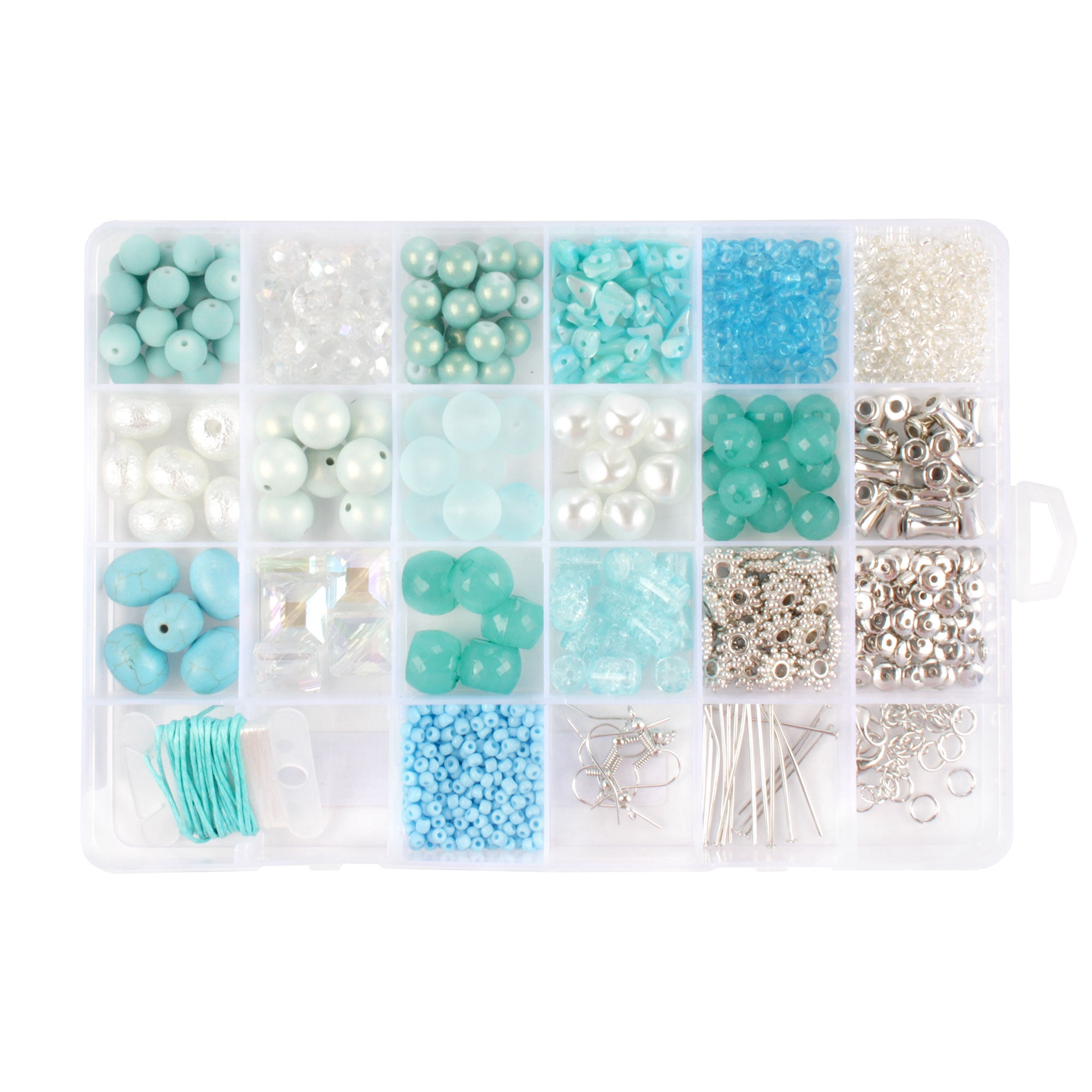 Bead Kits for Jewerly Making - 1300pcs Bead Craft Set - DIY Bracelets ...