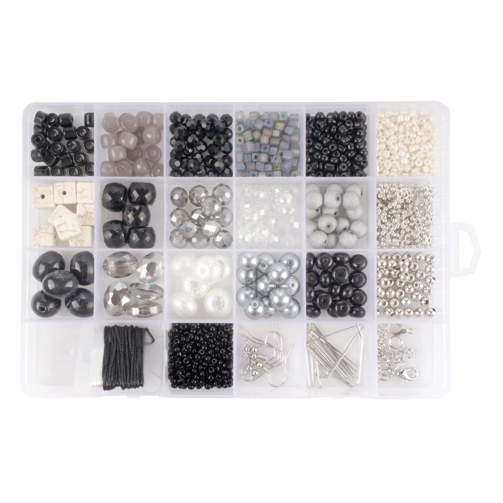 Bead Kits for Jewerly Making - 1300pcs Bead Craft Set - DIY Bracelets ...