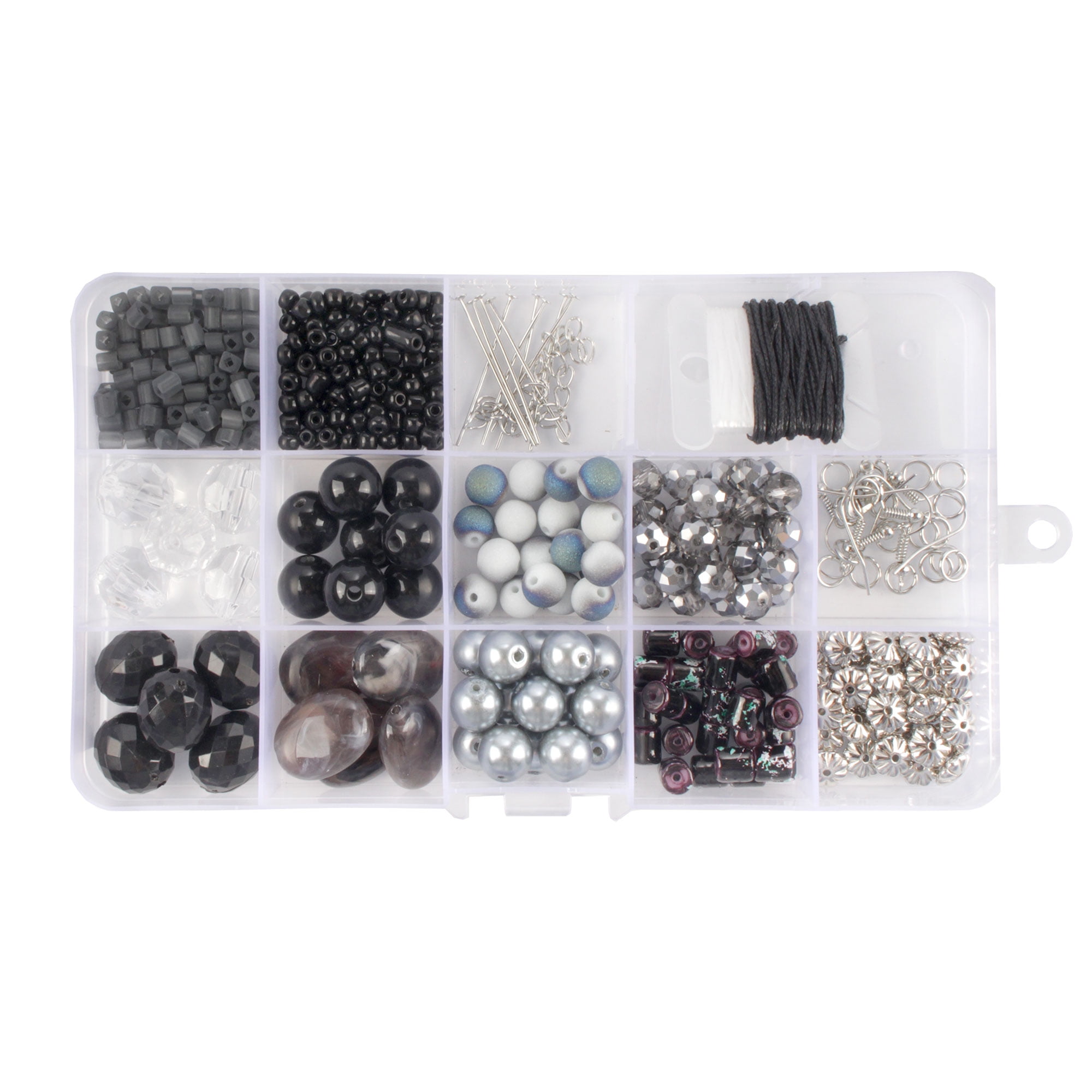 Bead Kits for Jewerly Making - 600pcs Bead Craft Set - DIY Bracelets ...