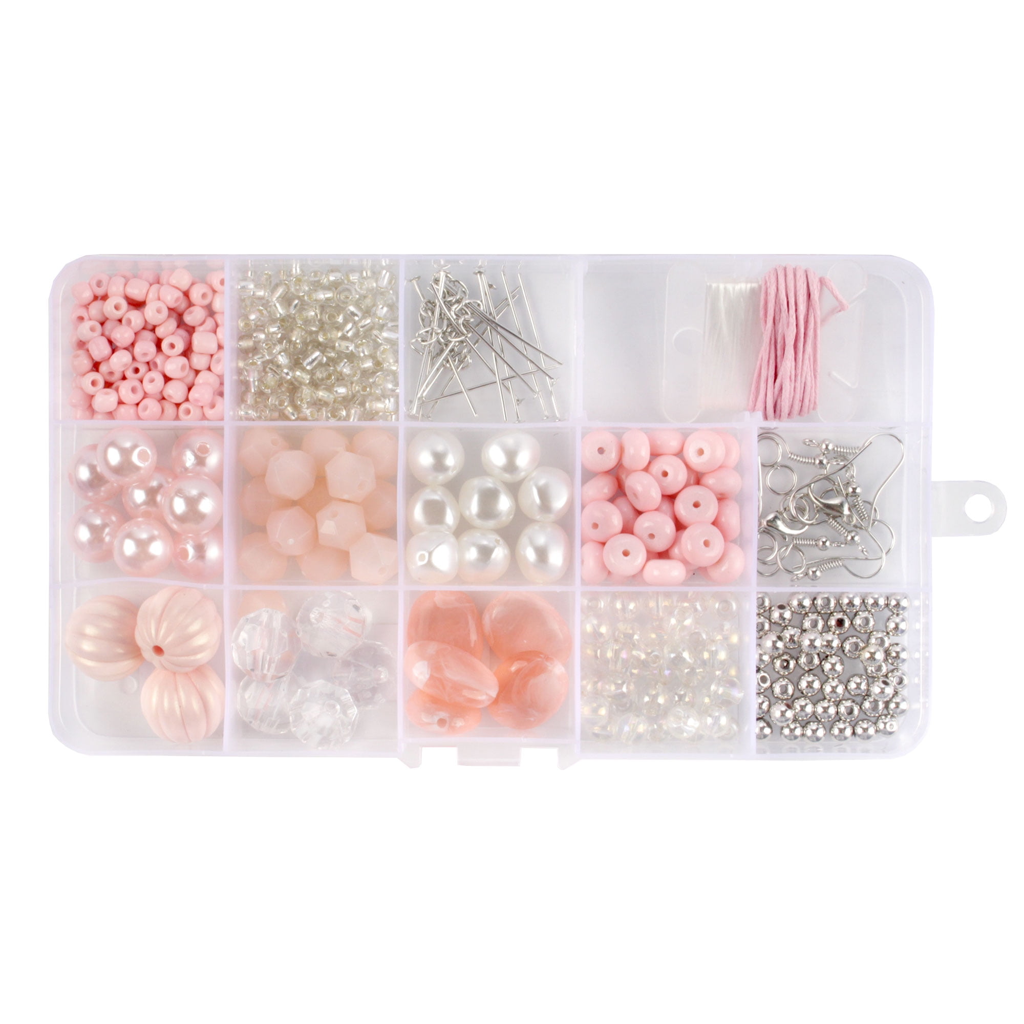 Bead Kits for Jewerly Making - 600pcs Bead Craft Set - DIY Bracelets ...