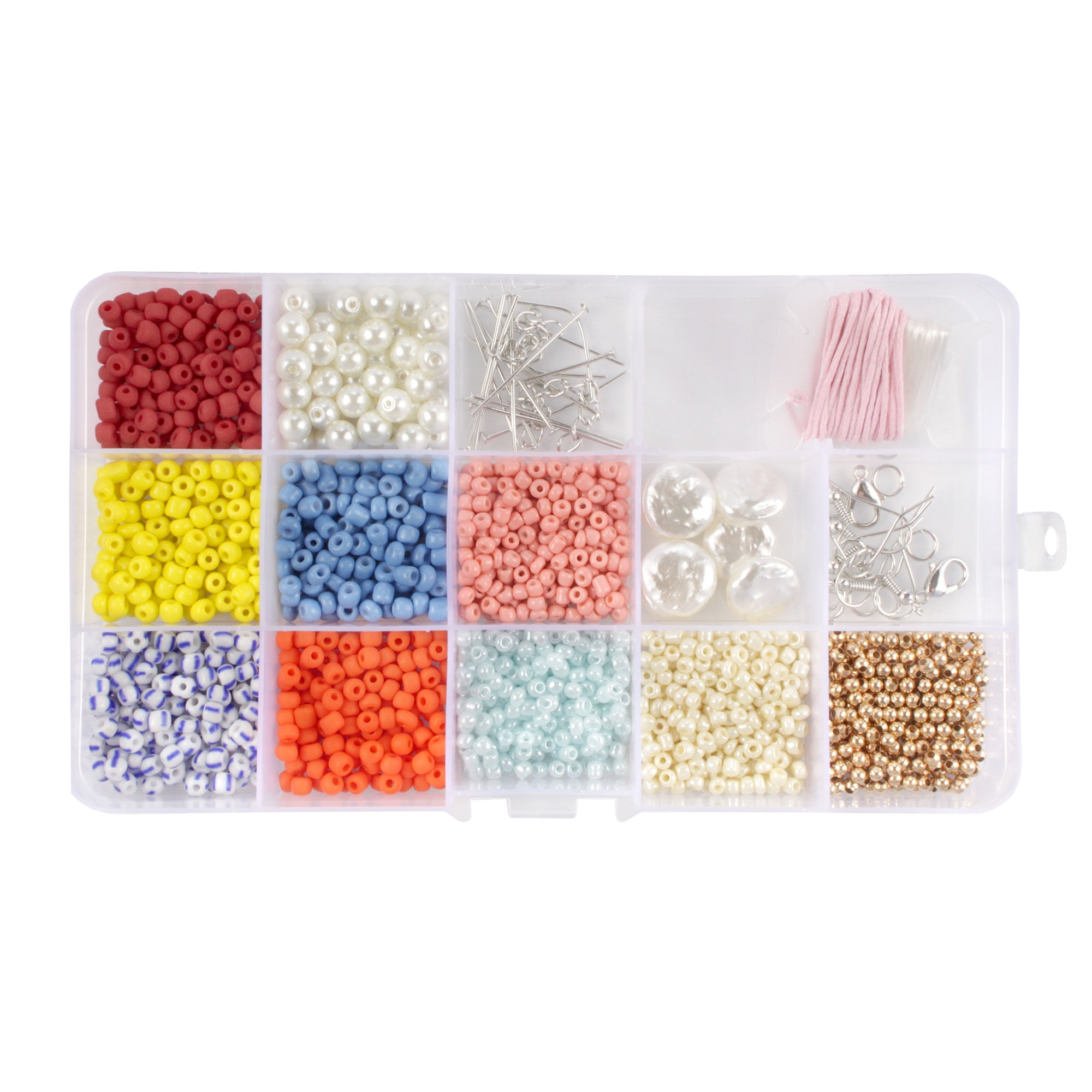 Bead Kits for Jewerly Making - 600pcs Bead Craft Set - DIY Bracelets ...