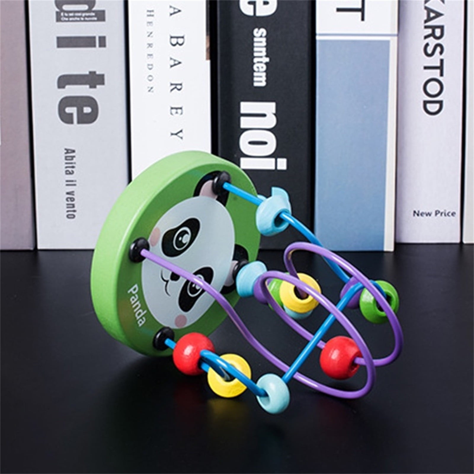 Bead Maze for Babies 6-12 Months, Wooden Beads Circle Toddler Toys ...