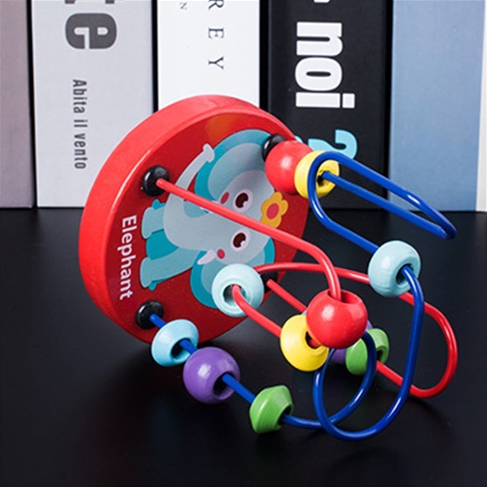 Bead Maze Toy, Sorting & Stacking Toys, Wooden Circles Bead Maze ...