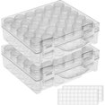 Bead Organizer, 30 Grids Diamond Painting Storage Containers with ...