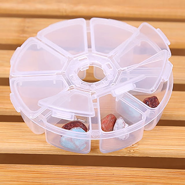 Bead Organizer and Plastic Storage Containers for Crafts, Buttons, Pins ...