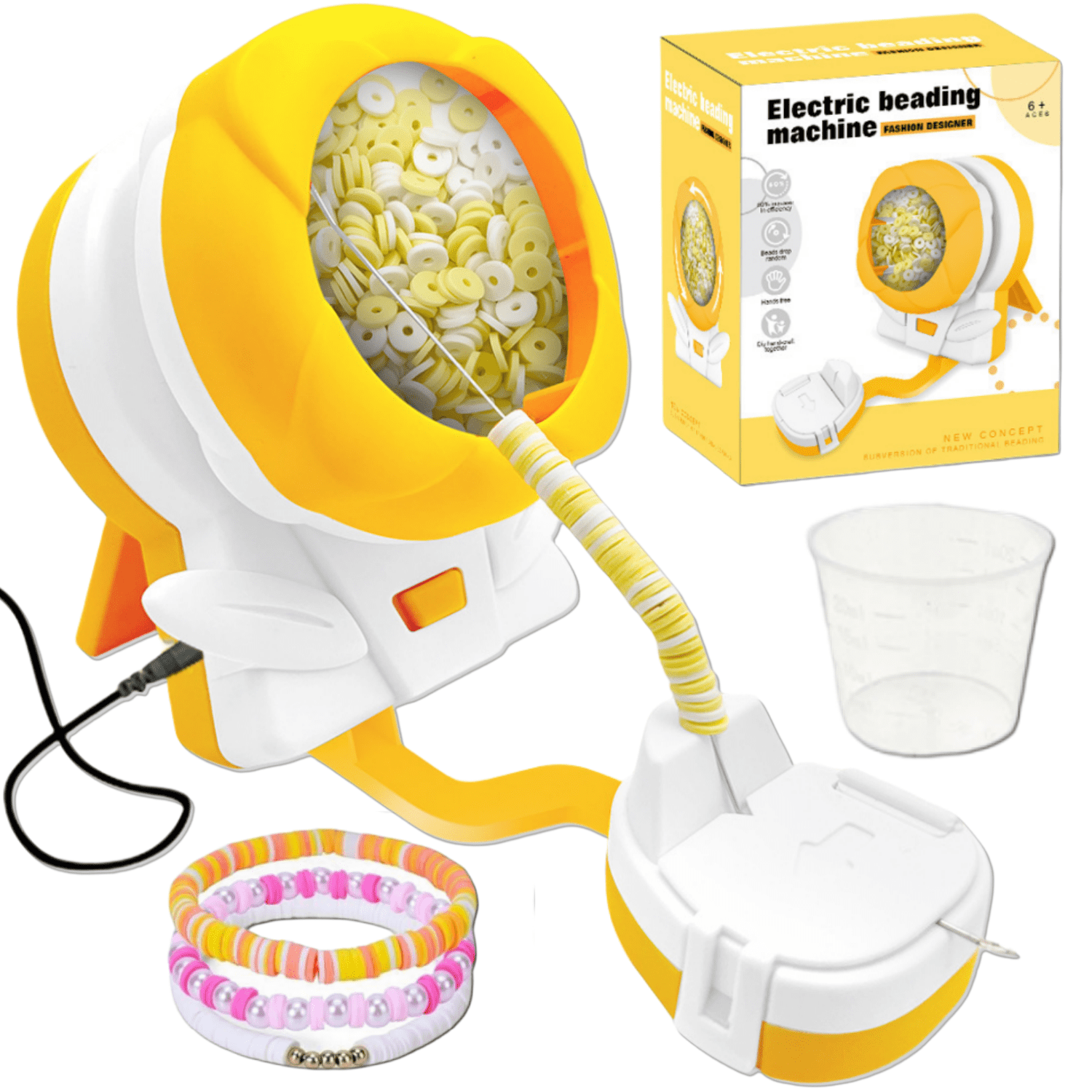 Bead Spinner for Bracelets Making, Gift for Girls, Clay Bead Spinner ...