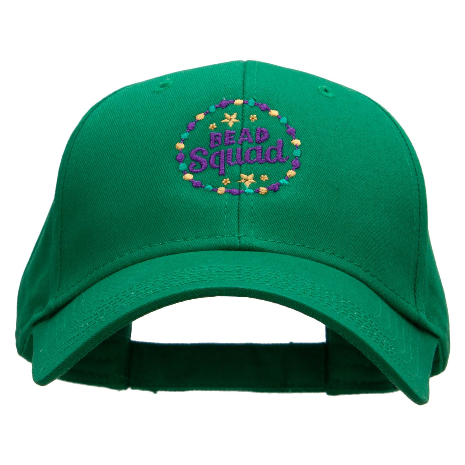 Bead Squad Embroidered Low Profile Cap - Kelly OSFM - Walmart.com