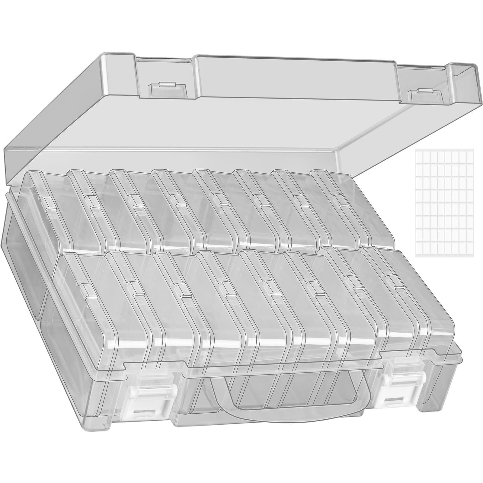 16 Grids Bead Organizer Box, Bead Storage Box, Craft Organizer Case ...