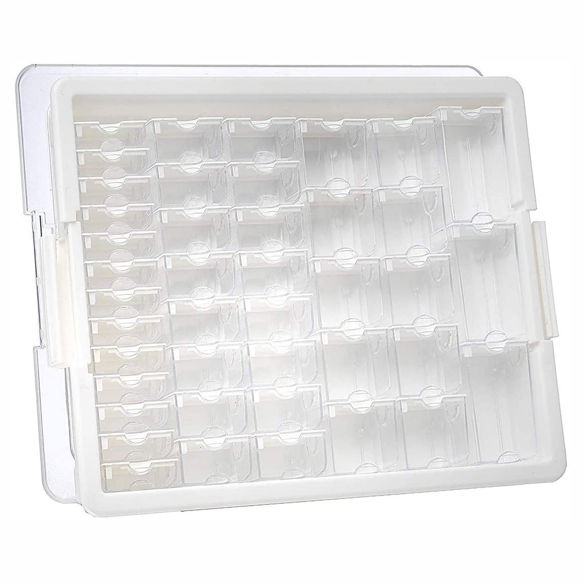 Bead Storage Solutions Clear Plastic Bead Storage Tray, 45 Pieces ...