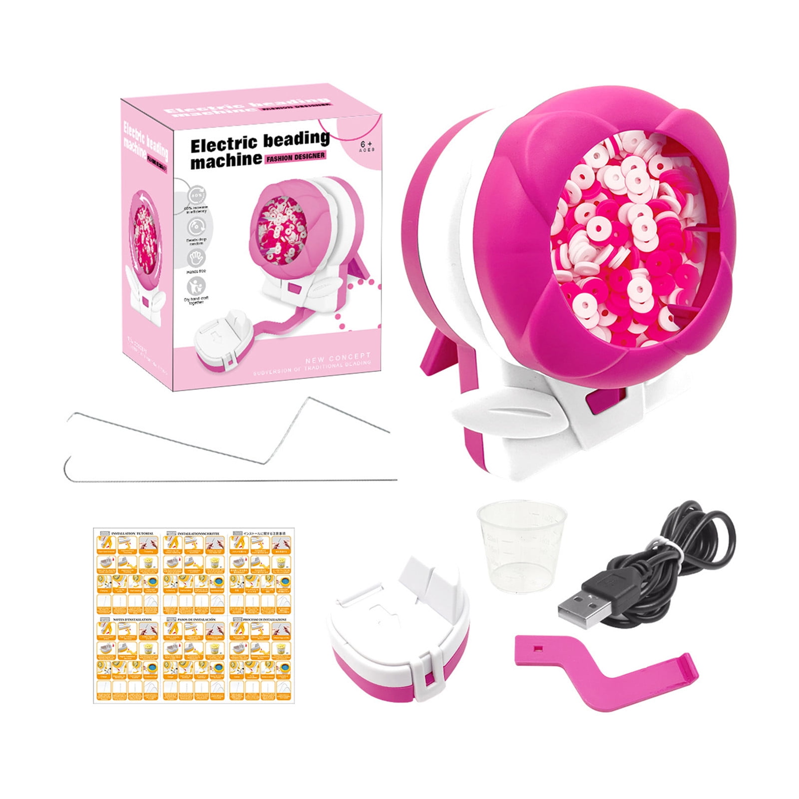 Bead Tool Automatic Bead Machine DIY Manual USB Plug In Bead Piercer ...