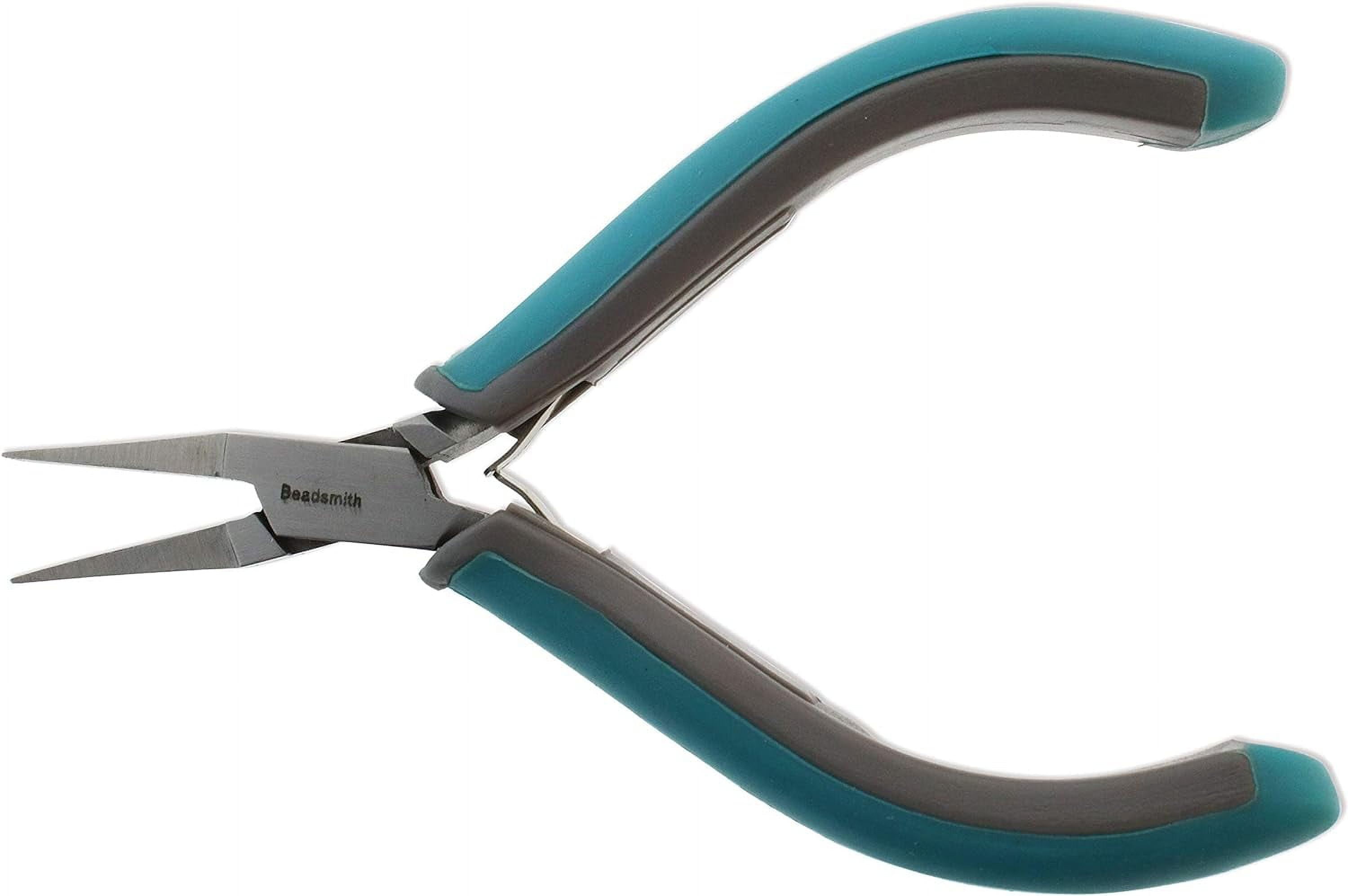 BeadSmith Simply Modern Series, Flat Nose Pliers, 4.75 Inches Long ...