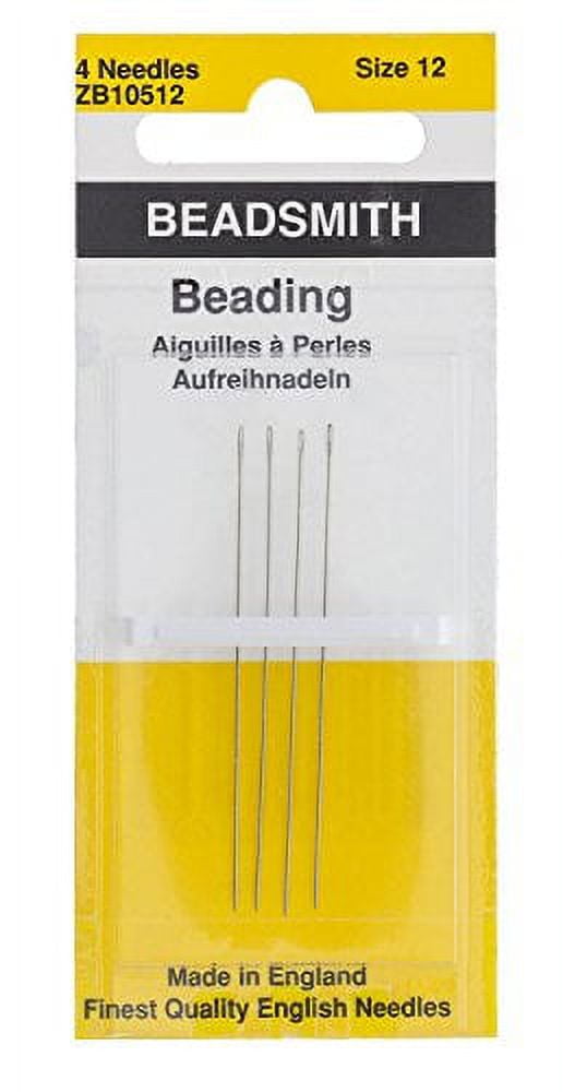 BeadSmith Size 12 Beading Hand-Sewing Needles (4 Pieces) - Walmart.com