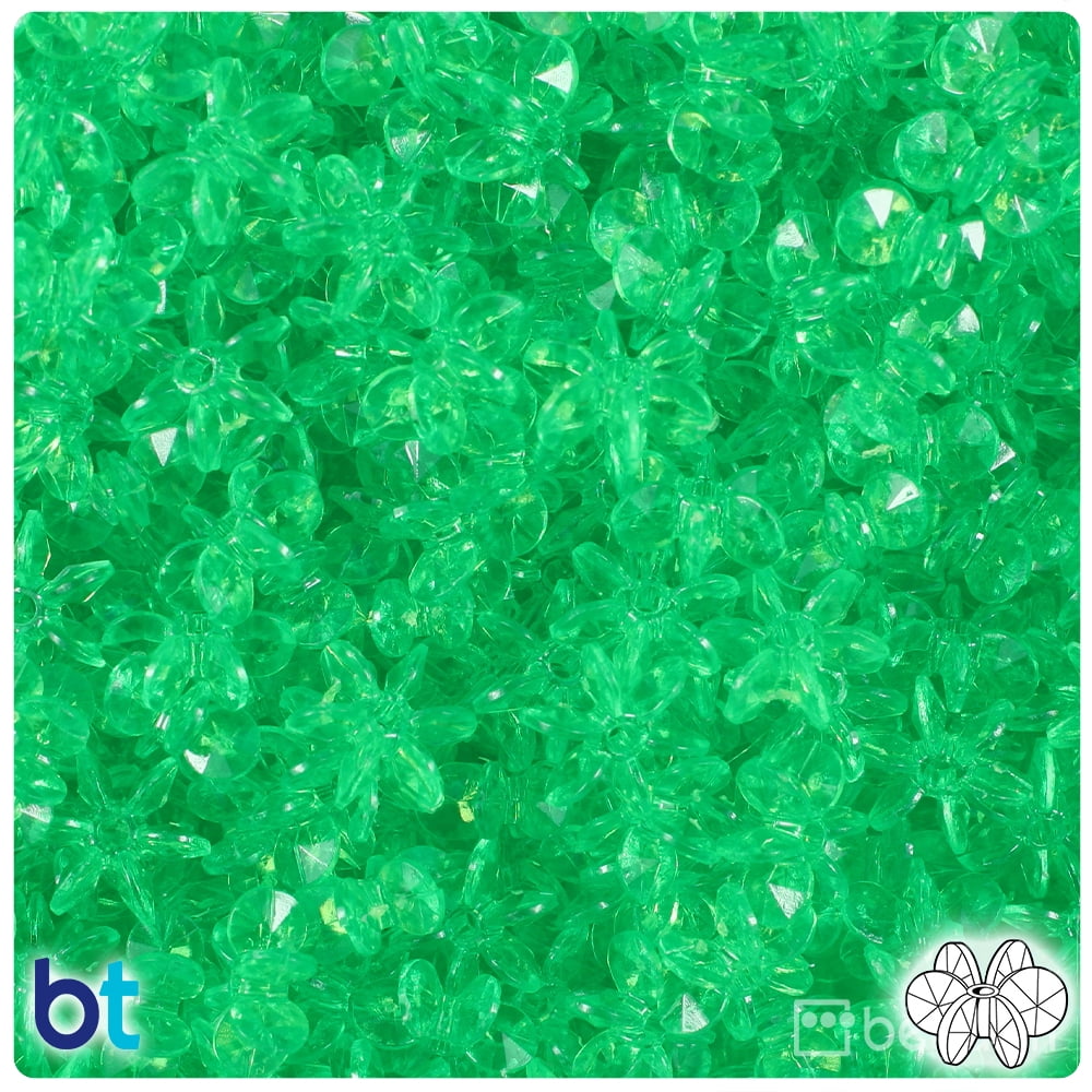 BeadTin Mint Transparent 12mm SunBurst Craft Beads (450pcs) - Walmart.com