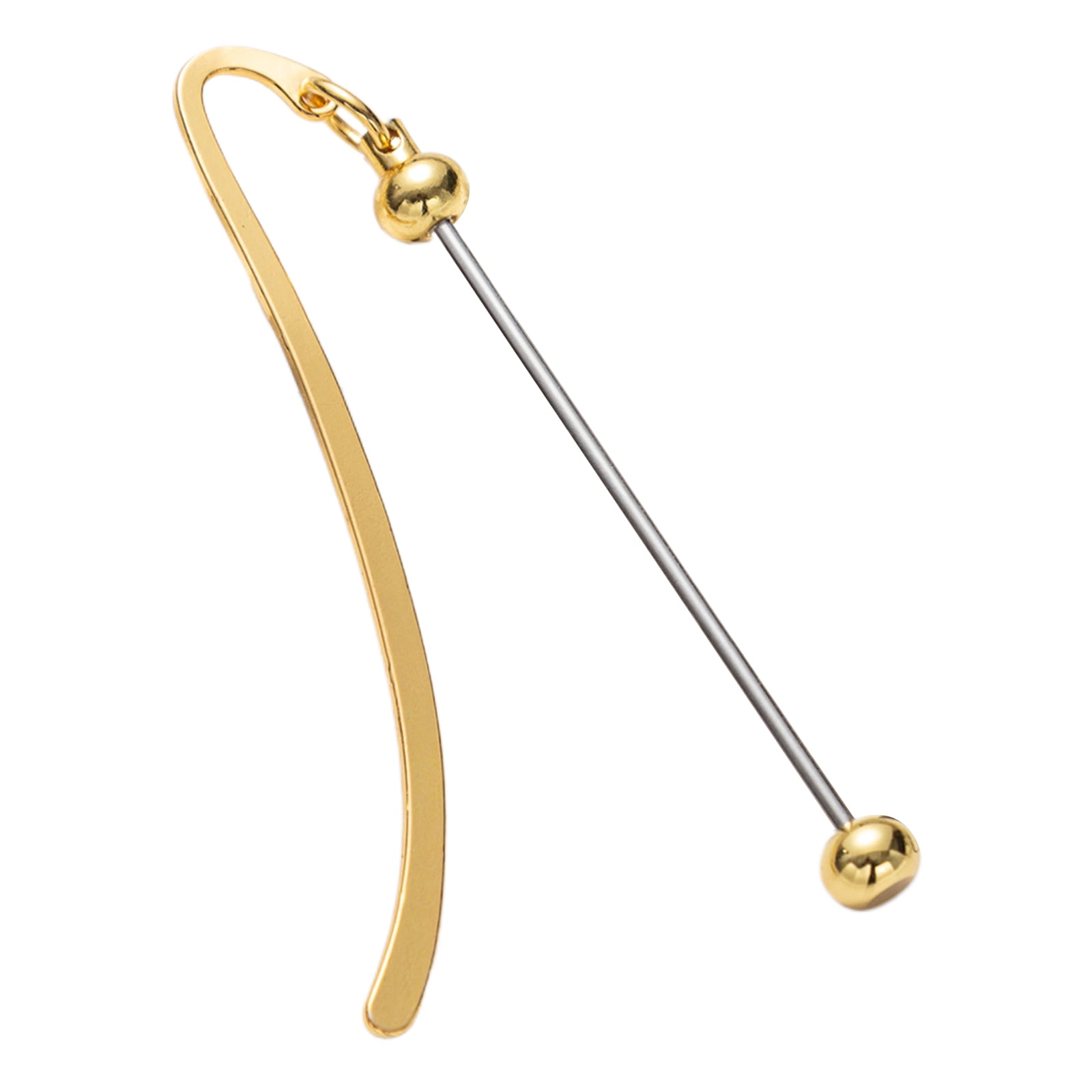 Beadable Bookmarks Hairpin Hook Book with Long Pendant Reading Gift for ...