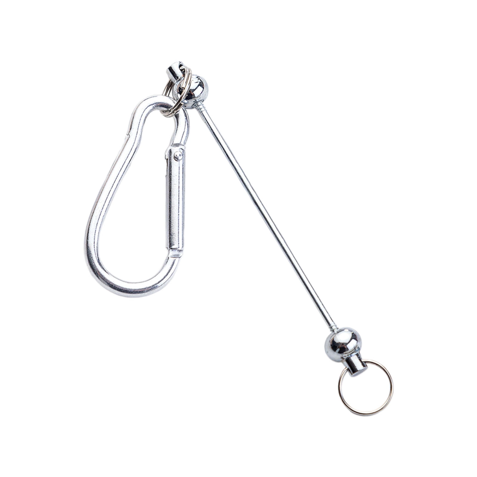 Beadable Keychains Beads Keychains Charm Practical Metal Key for Key ...
