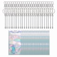Beadable Keychains Making Kit , Beadable Keychains Bar Blank Silver ...
