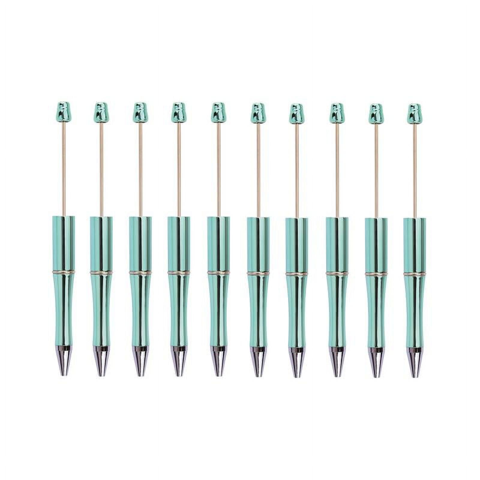 Beadable Pens Plastic Bead pen Black Ink Ballpoint Pens Diy Pens Cute ...