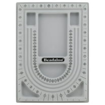 The Beadsmith Sticky Bead Mat - 5.5 x 3.25 inches, Small Size, Grey ...