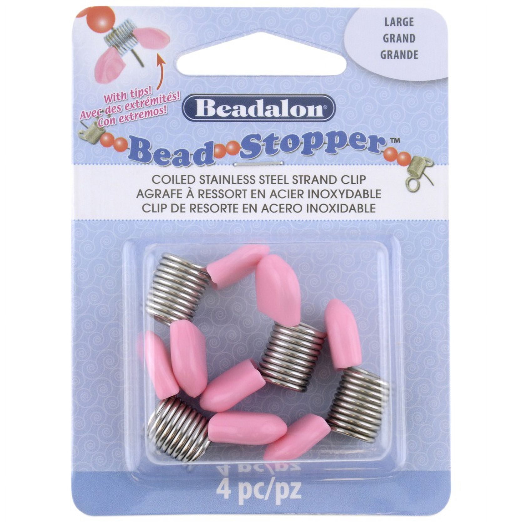 Beadalon Bead Stopper 4/Pkg-Large With Plastic Tips - Walmart.com