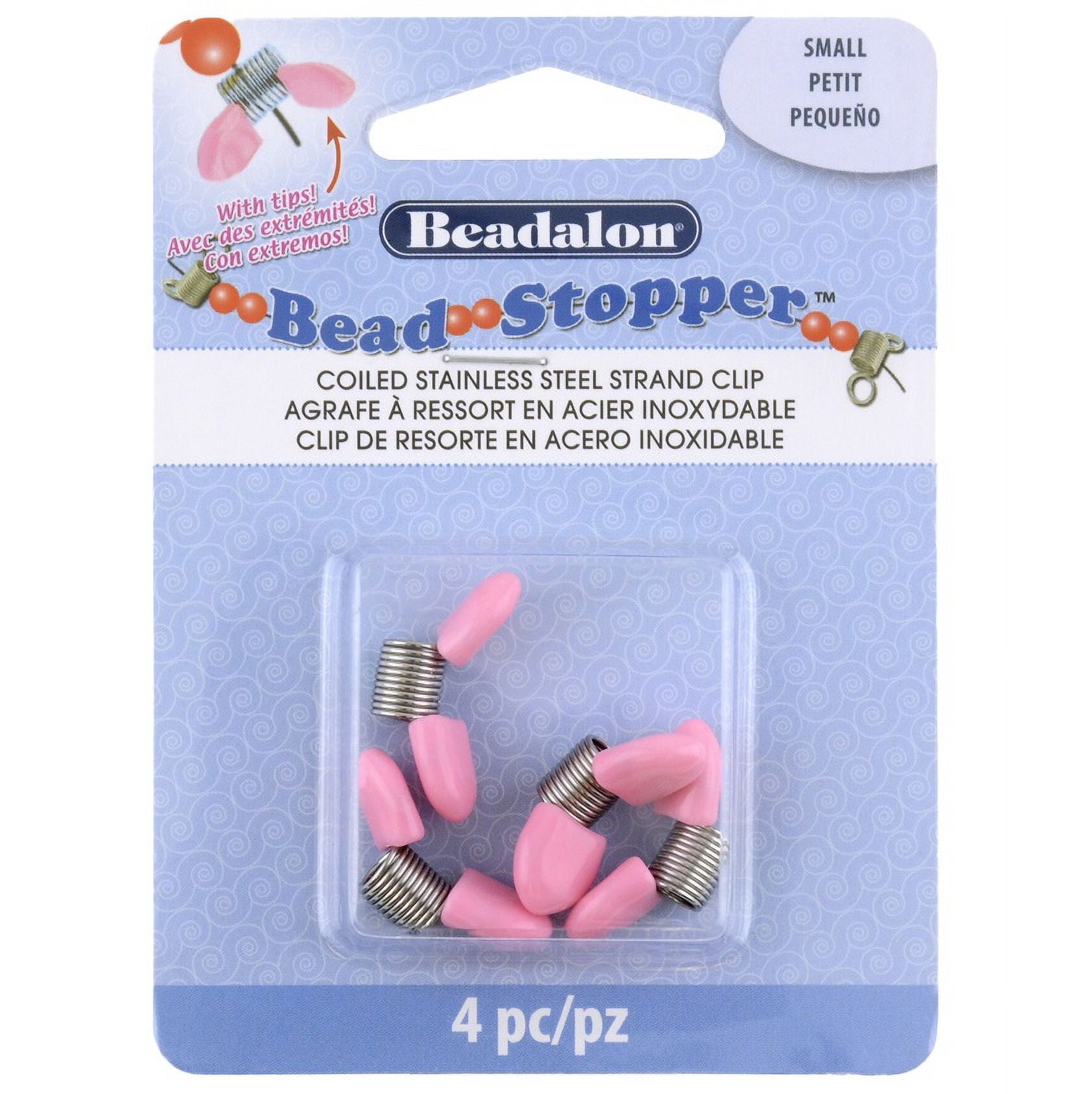 Beadalon Bead Stopper 4/Pkg-Small With Plastic Tips - Walmart.com