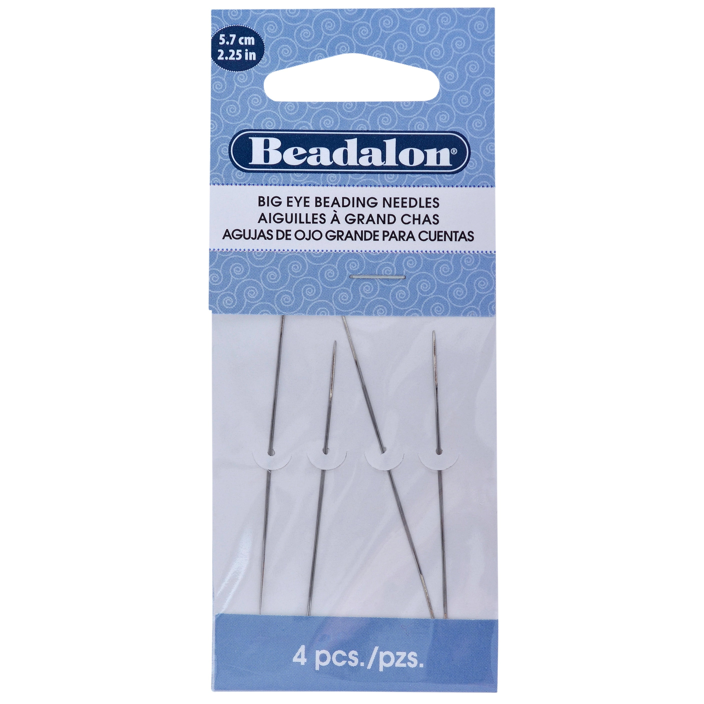Beadalon Big Eye Beading Needles, 4-Pack - Walmart.com