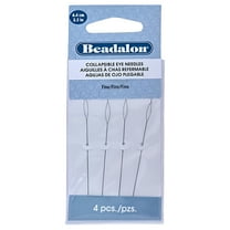 Beadalon Crafts & Jewellery Making Collapsible Eye Needle Assorted ...